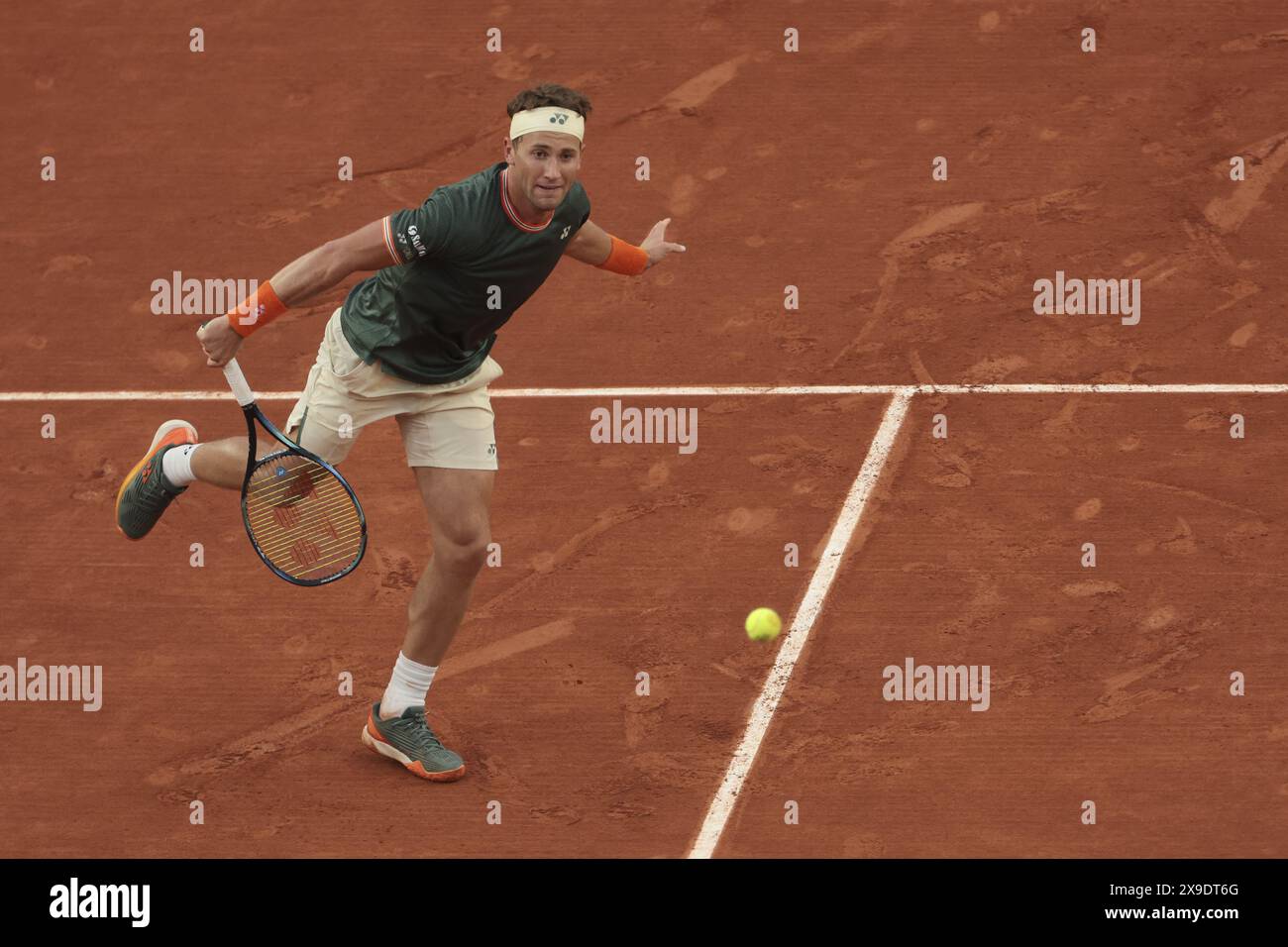 Casper Ruud of Norway during day 5 of the 2024 French Open, Roland ...