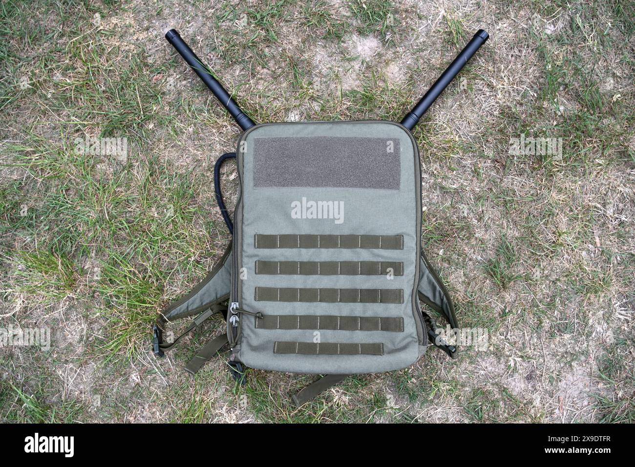 Anti-drone backpack. WB, radio-electronic warfare. Portable anti-drone ...