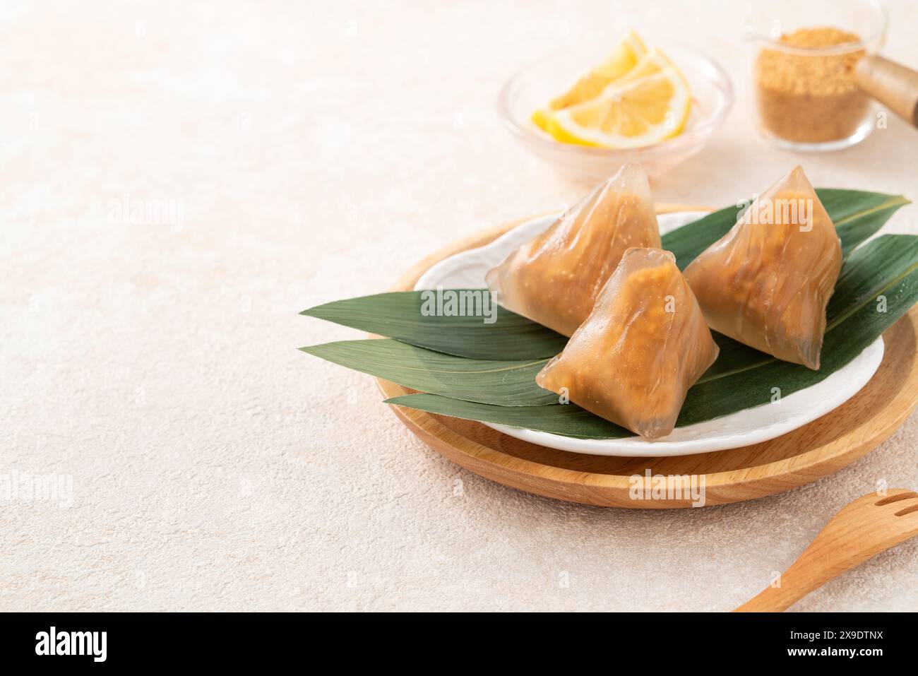 Zongzi, crystal ice rice dumpling for Dragon Boat Festival food with ...