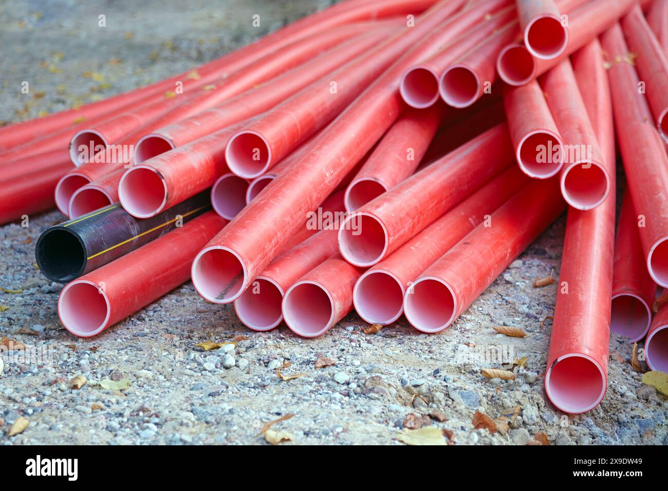 Uk water pipeline construction hi-res stock photography and images - Alamy