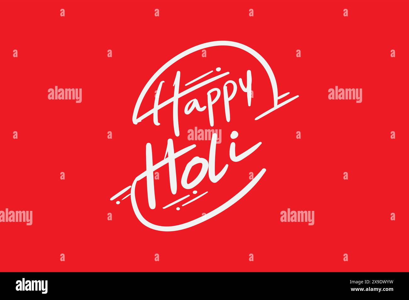 Happy Holi festival calligraphy letter style Stock Vector Image & Art ...