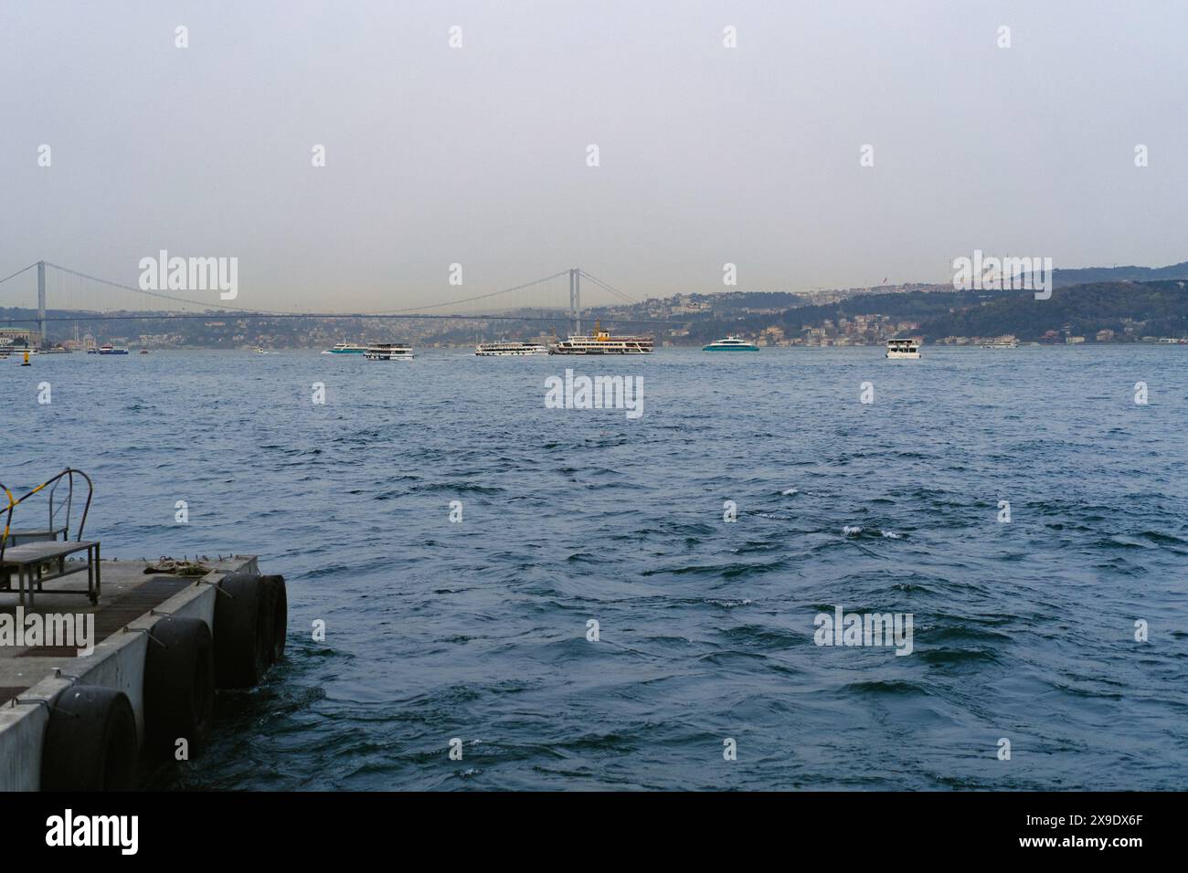 Istanbul from the water, water transport Stock Photo - Alamy