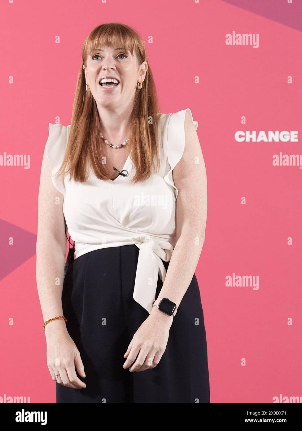 Deputy Labour leader Angela Rayner at a launch event for Labour's six ...