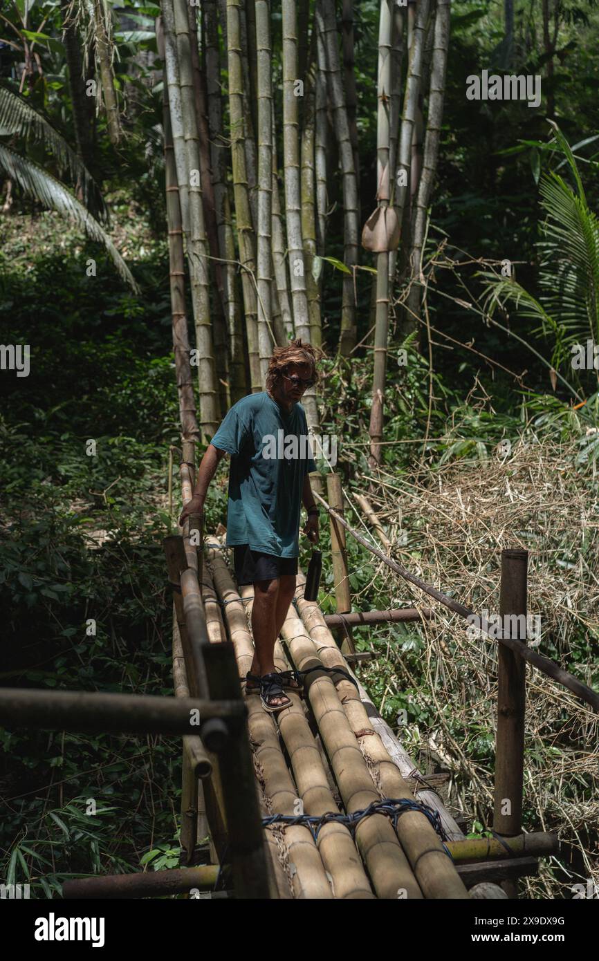 Young explorer in the jungle hi-res stock photography and images - Alamy