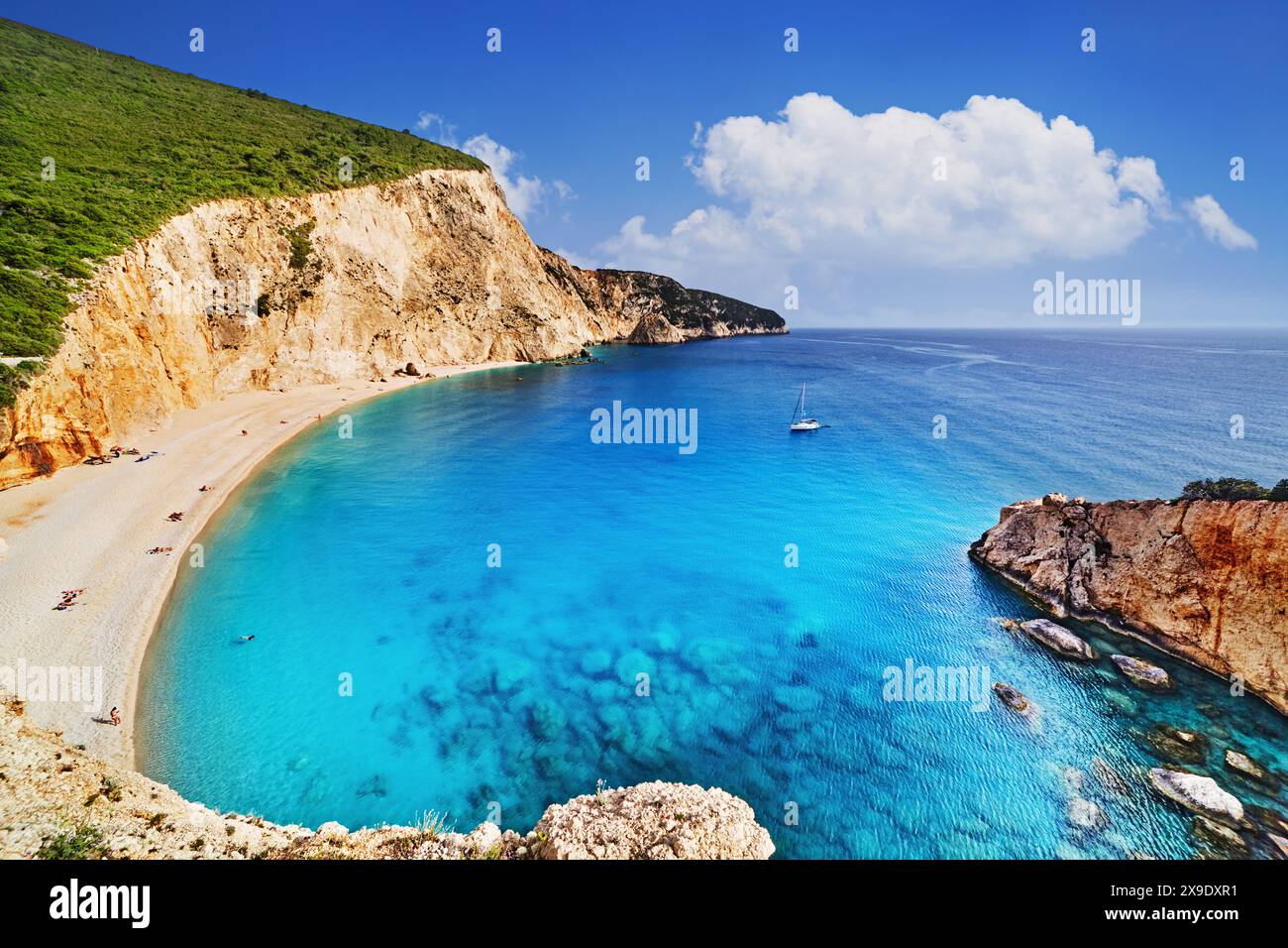 Porto katsiki beach on coast hi-res stock photography and images - Alamy