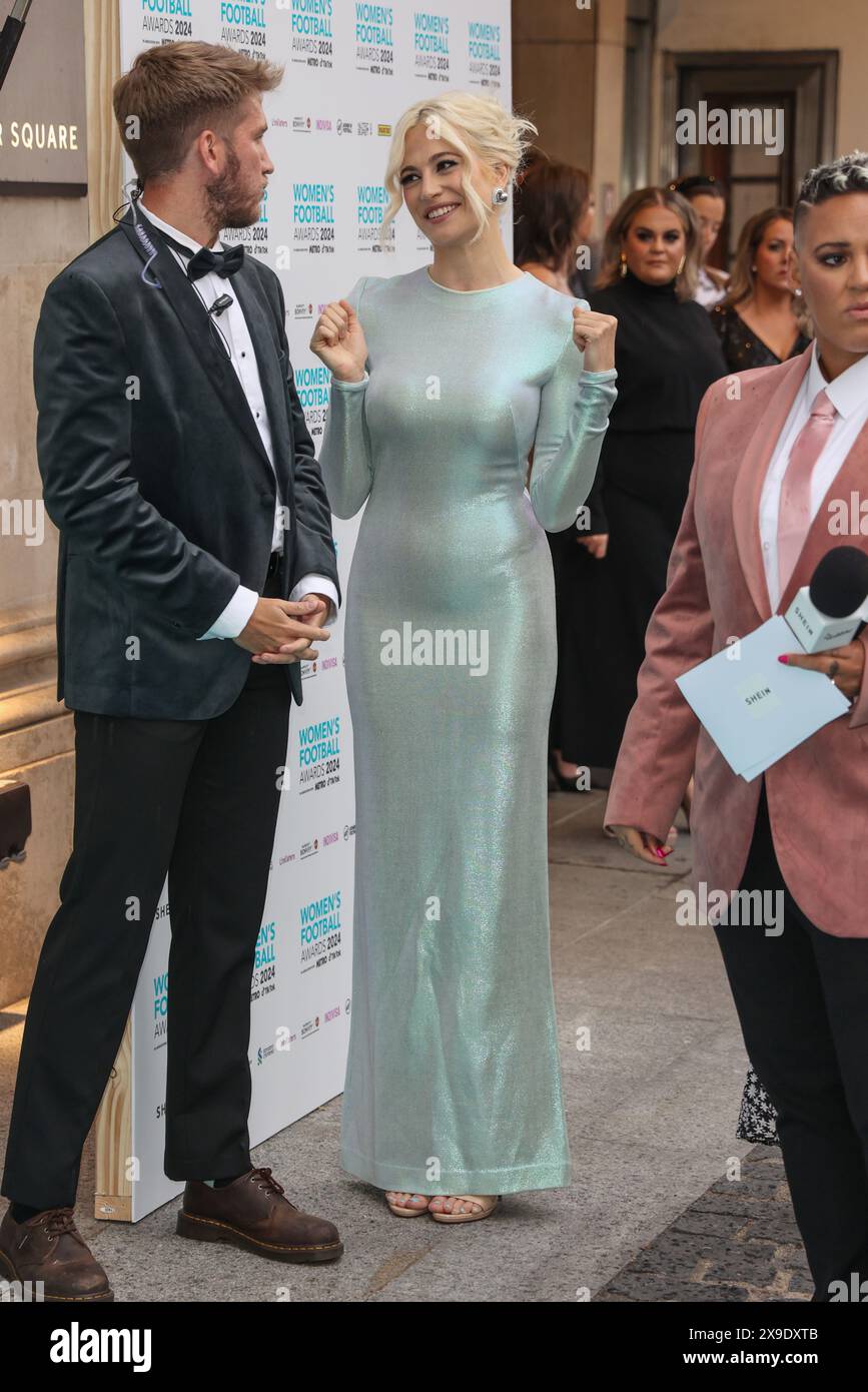 Pixie Lott seen attending the 2024 Women's Football Awards at the JW ...