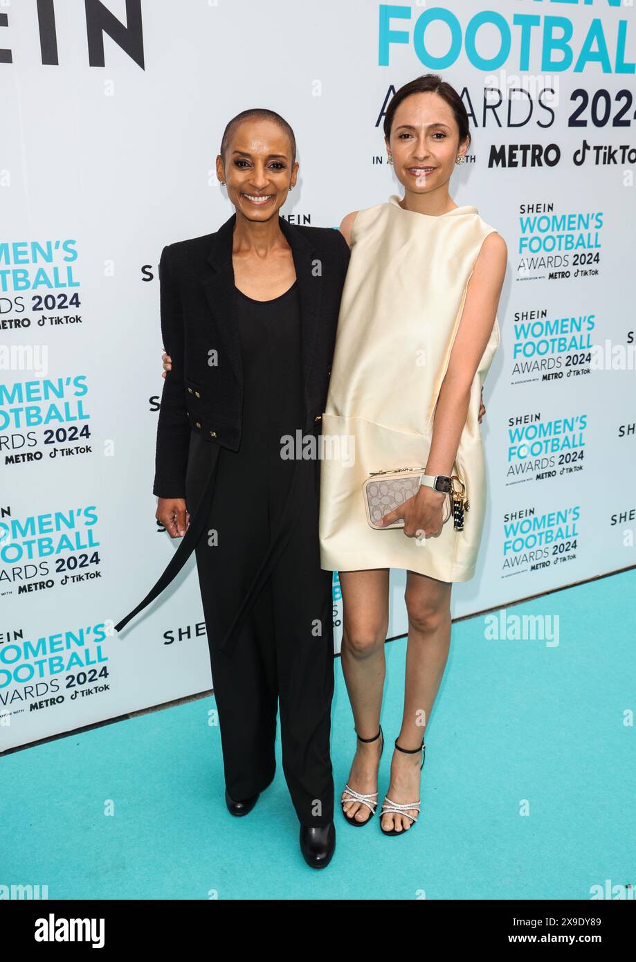 Adele Roberts and Kate Holderness seen attending the 2024 Women's ...