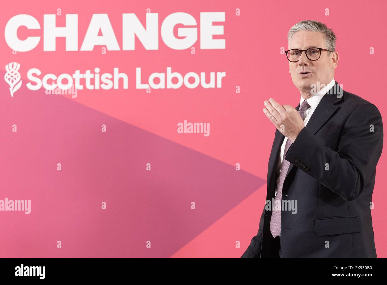 Labour Party leader Sir Keir Starmer at a launch event for Labour's six ...