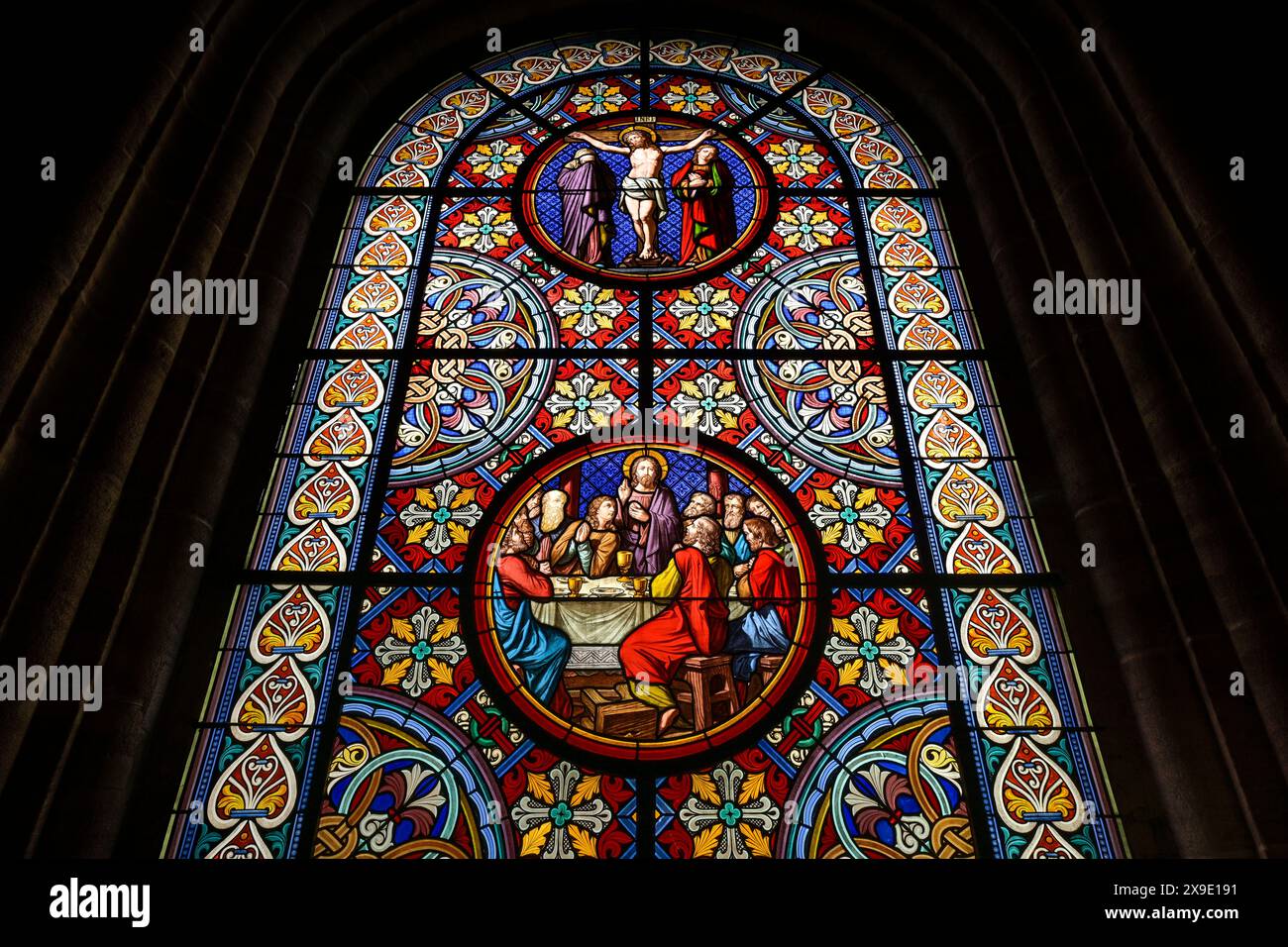 Christliche glasmalerei hi-res stock photography and images - Alamy