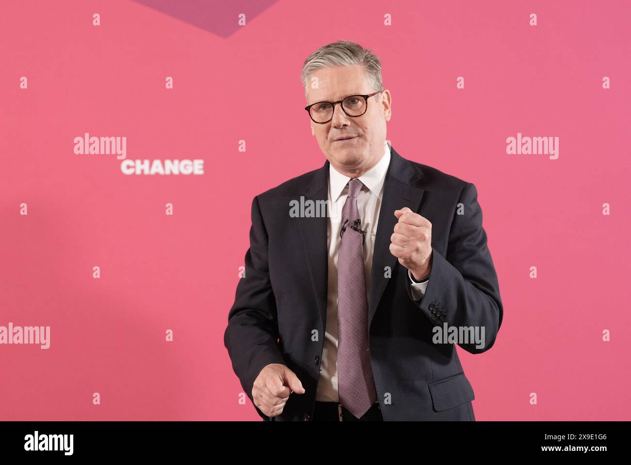 Labour Party leader Sir Keir Starmer at a launch event for Labour's six ...