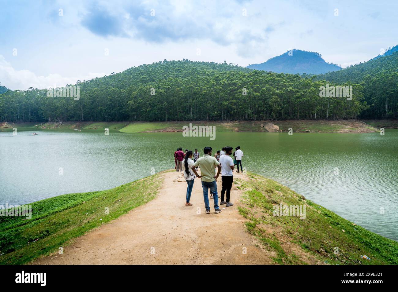 Munnar hill station and tea plantation in Kerala India Stock Photo - Alamy
