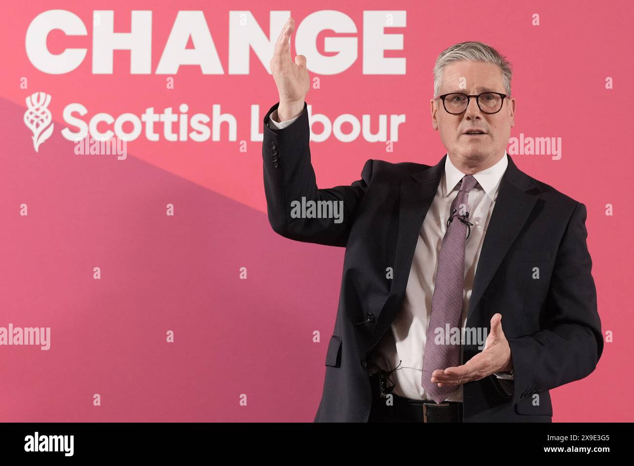 Labour Party leader Sir Keir Starmer at a launch event for Labour's six ...