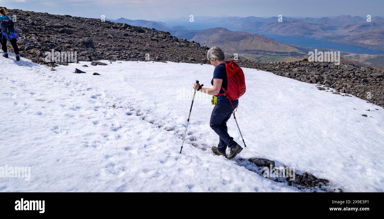 Walking on ben nevis footpath hi-res stock photography and images - Alamy
