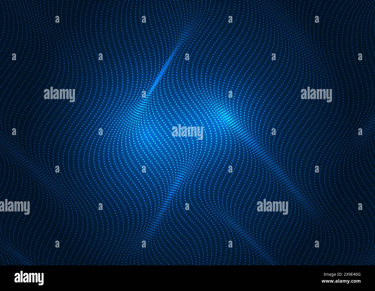 Abstract background with a flowing futuristic dots design Stock Vector ...