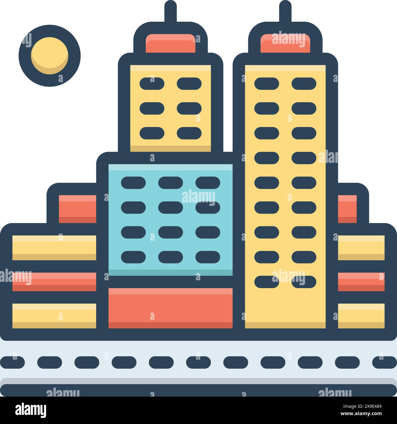 Icon for city,town Stock Vector Image & Art - Alamy
