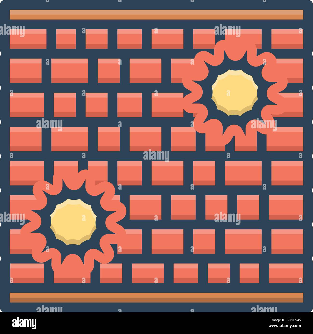 Icon for wall,enclosure Stock Vector Image & Art - Alamy