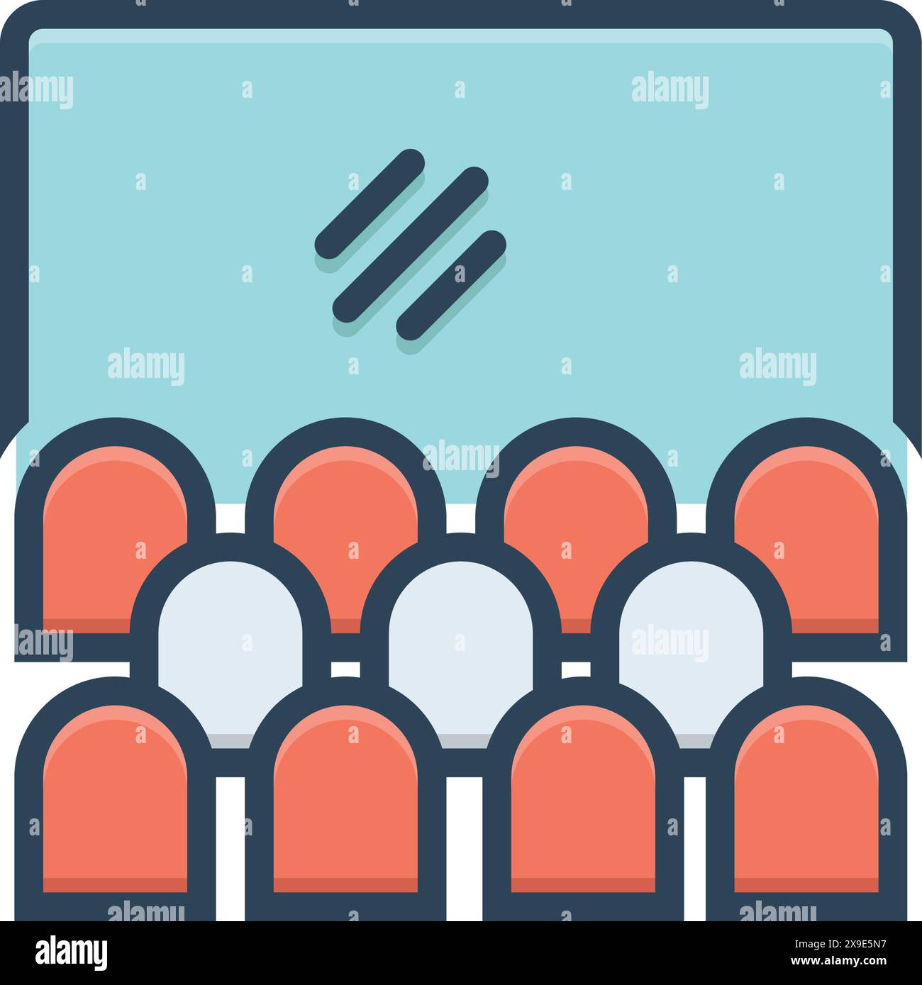 Icon for screen ,cinema Stock Vector Image & Art - Alamy