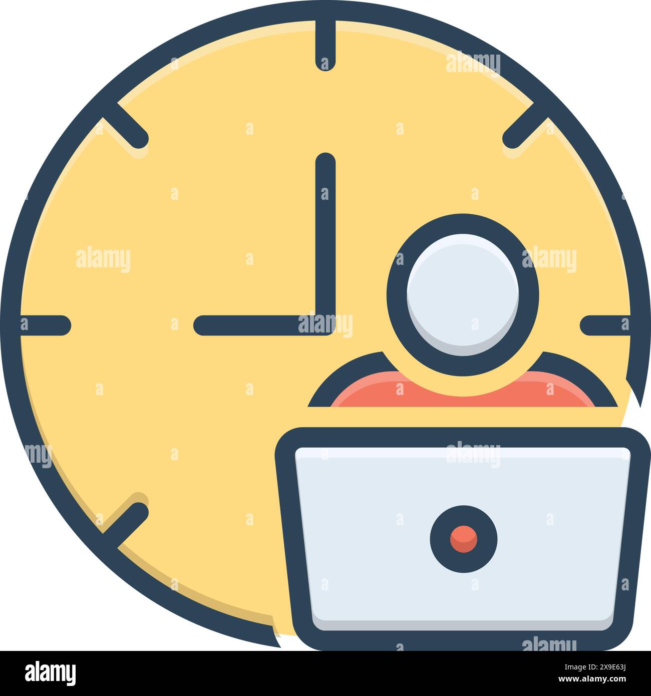Man hour Stock Vector Images - Alamy