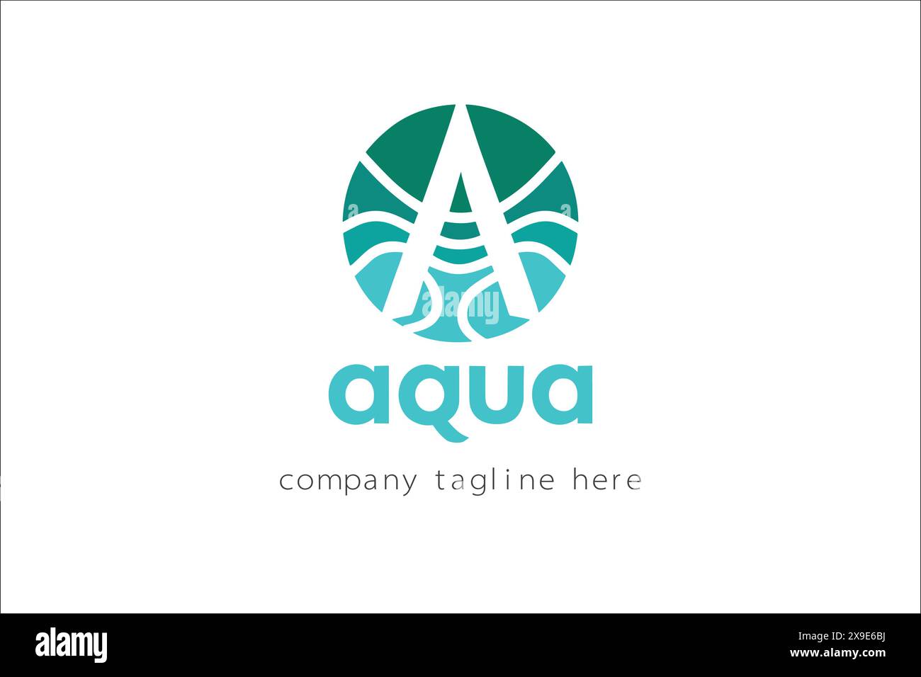 Aqua logo hi-res stock photography and images - Alamy