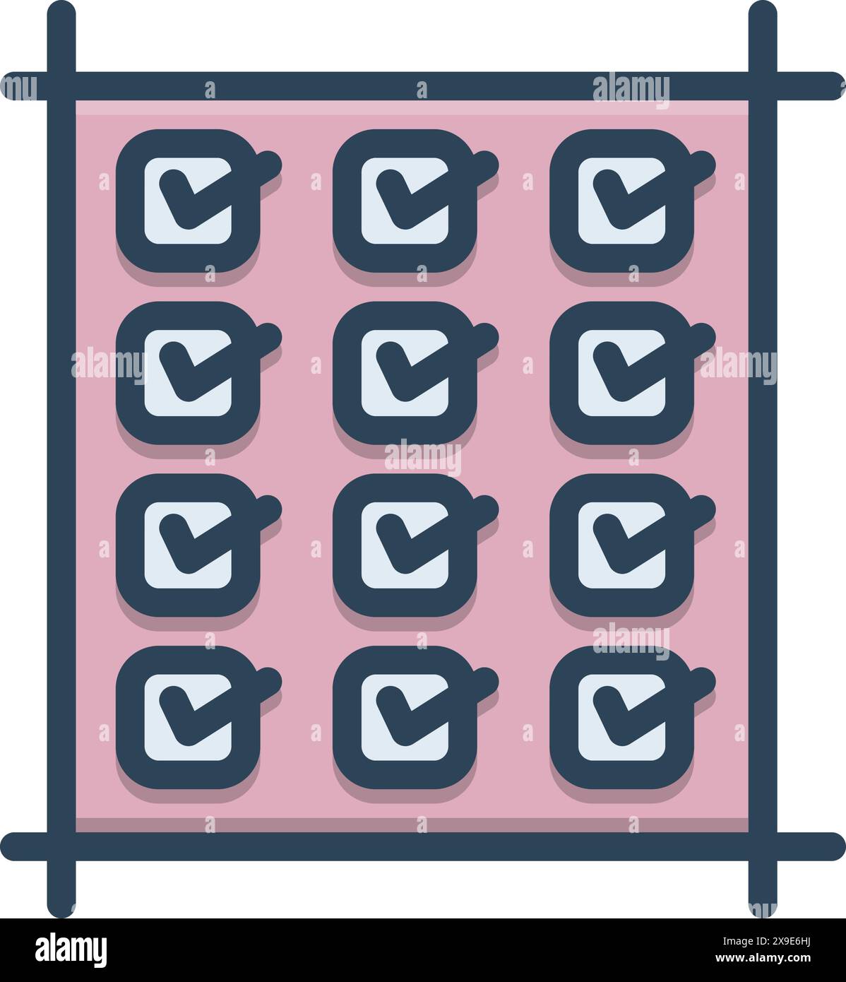 Icon for check, list Stock Vector Image & Art - Alamy
