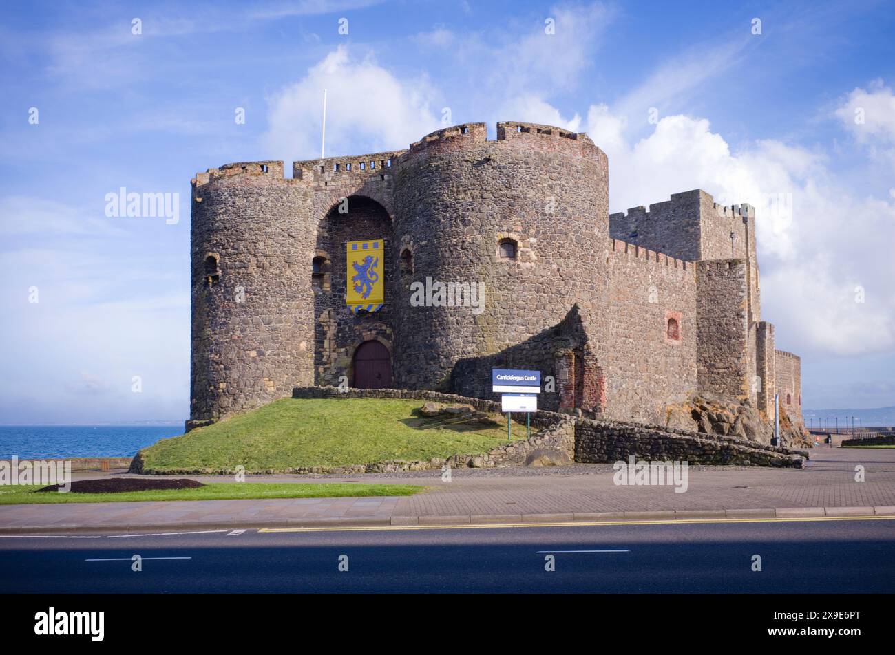 Carrickfergus castle in Northern Ireland Stock Photo - Alamy