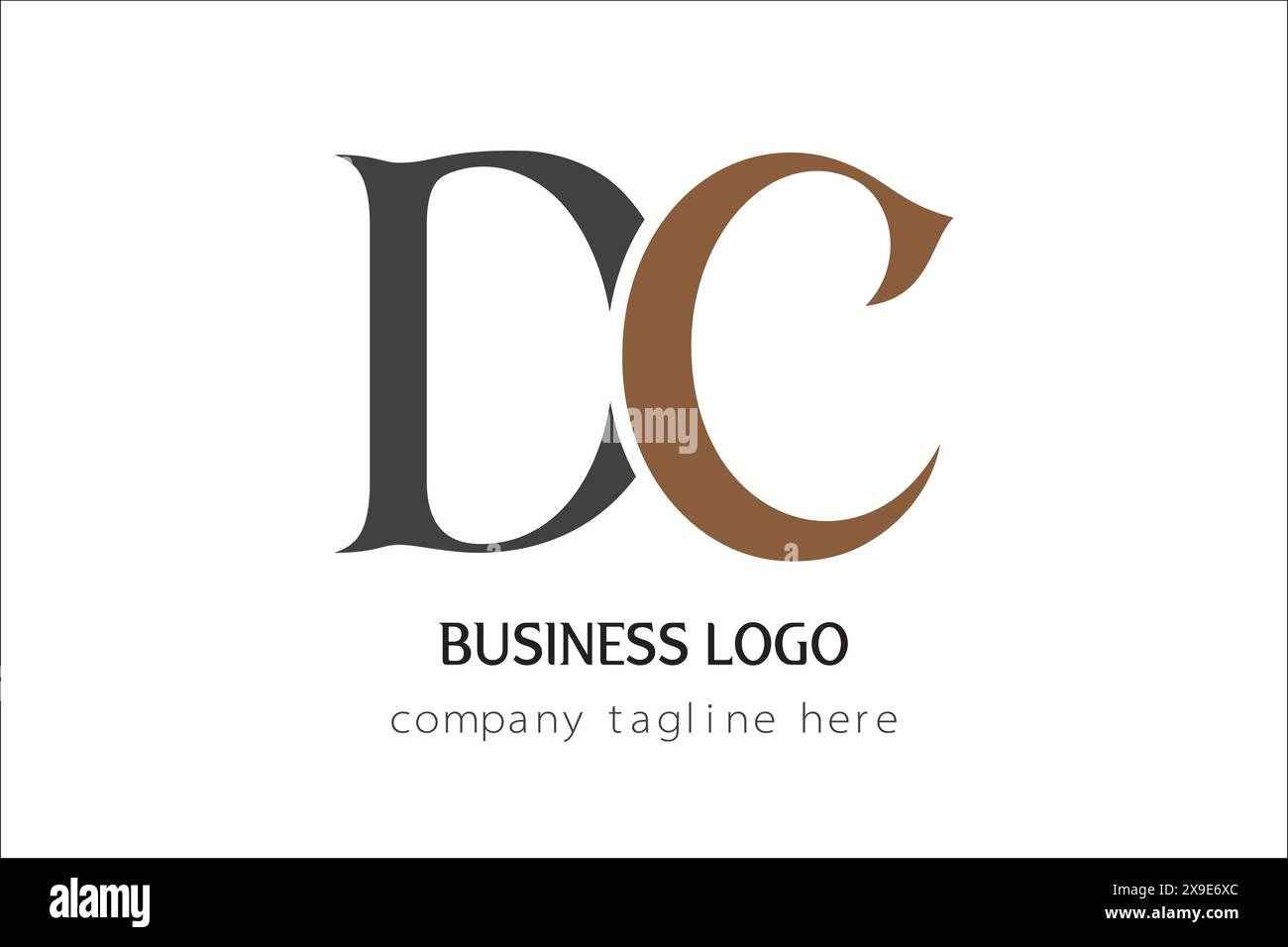 DC Letter Logo design for business Stock Vector Image & Art - Alamy