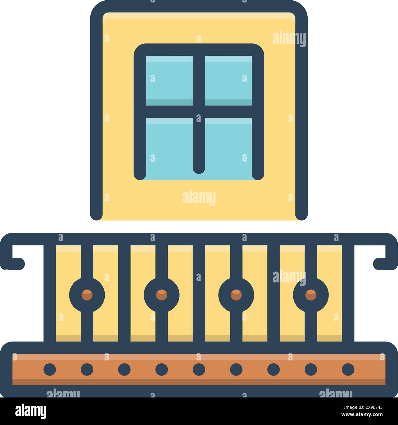 Balcony silhouette balcony Cut Out Stock Images & Pictures - Alamy