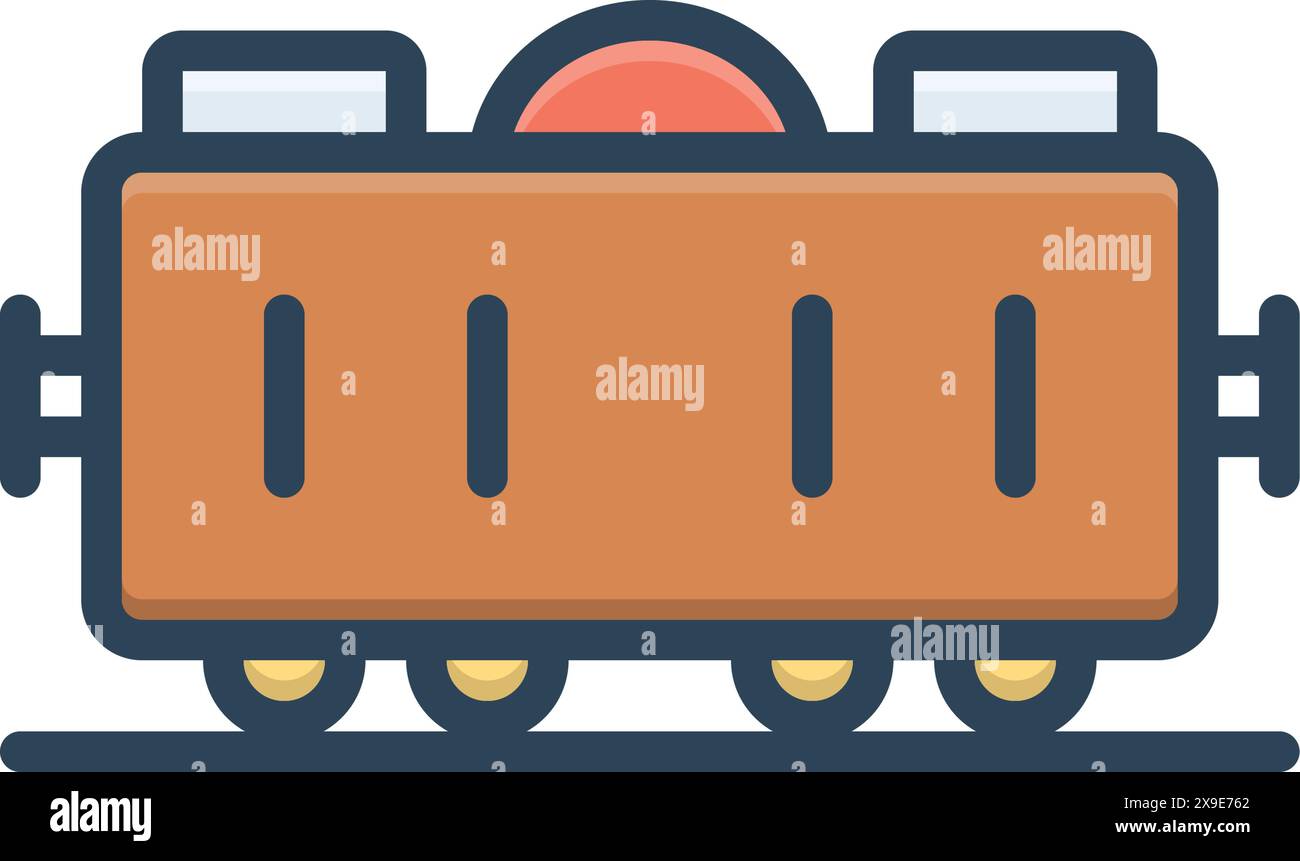 Icon for goods train,wagon Stock Vector Image & Art - Alamy