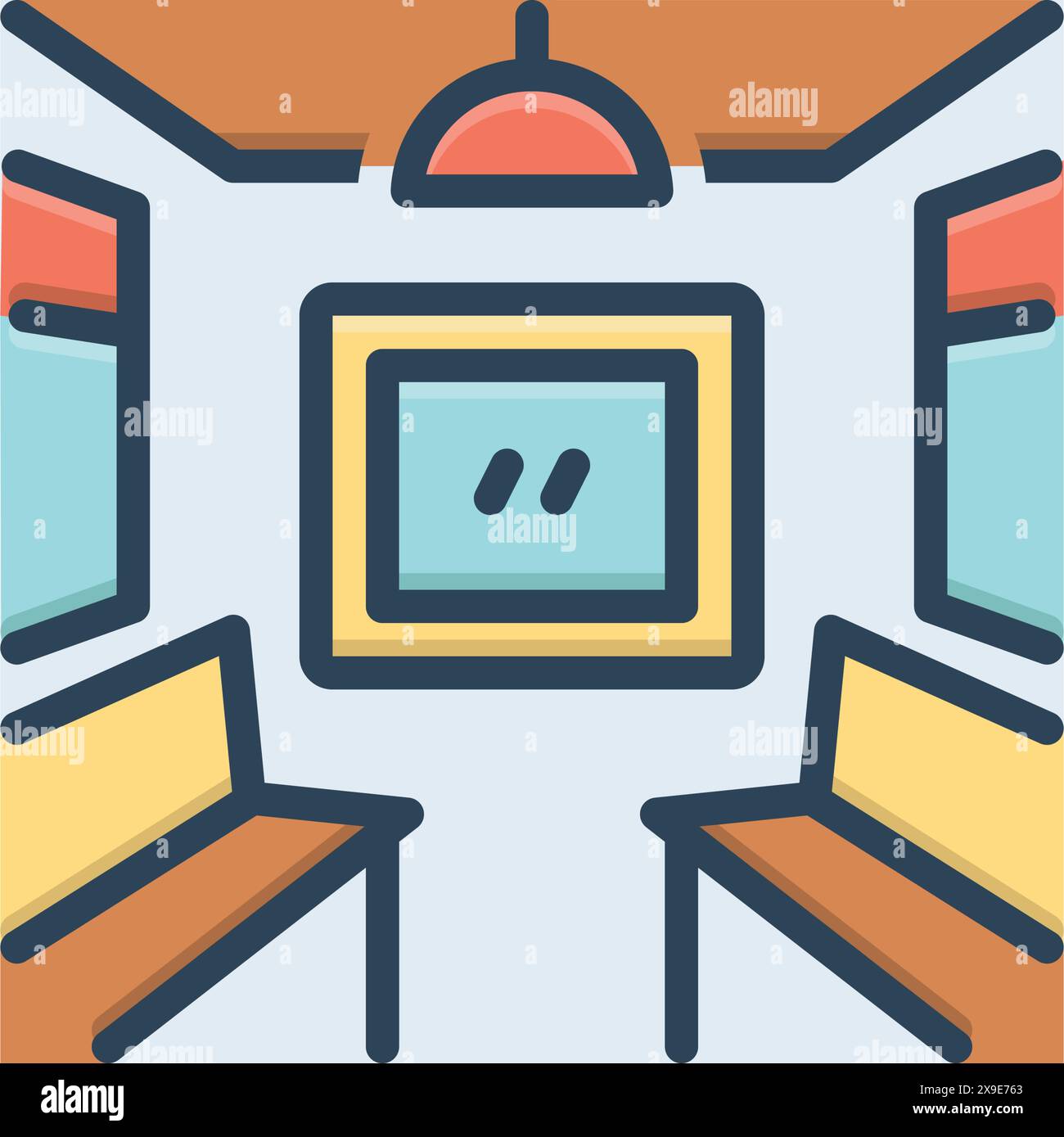 Inside coach Stock Vector Images - Alamy