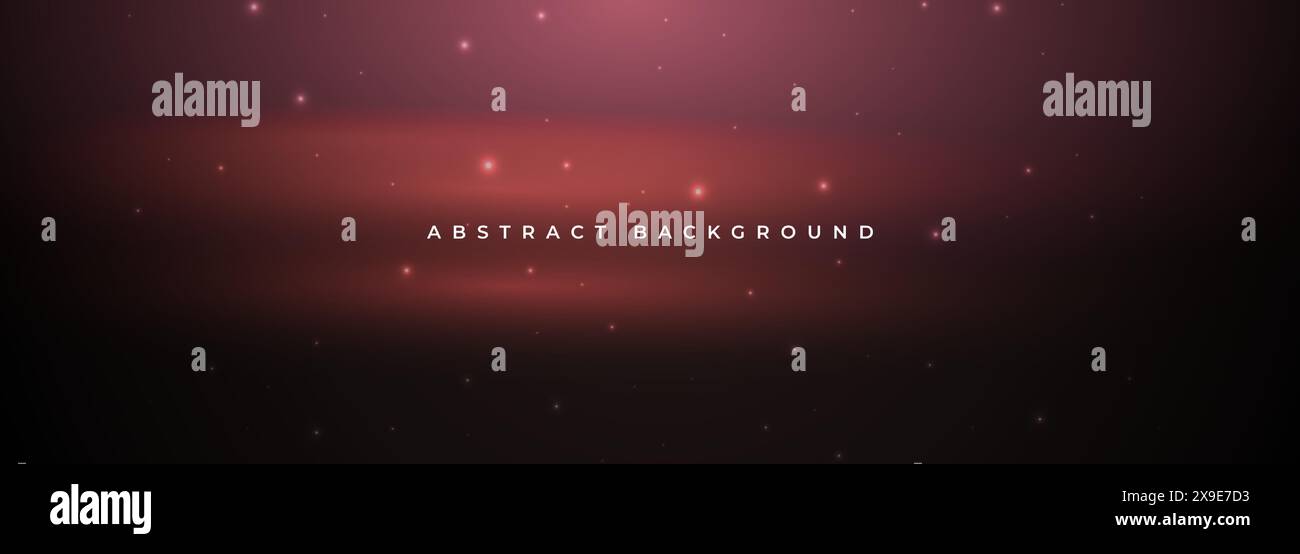Abstract dark red and black gradient background with sparks. Vector ...