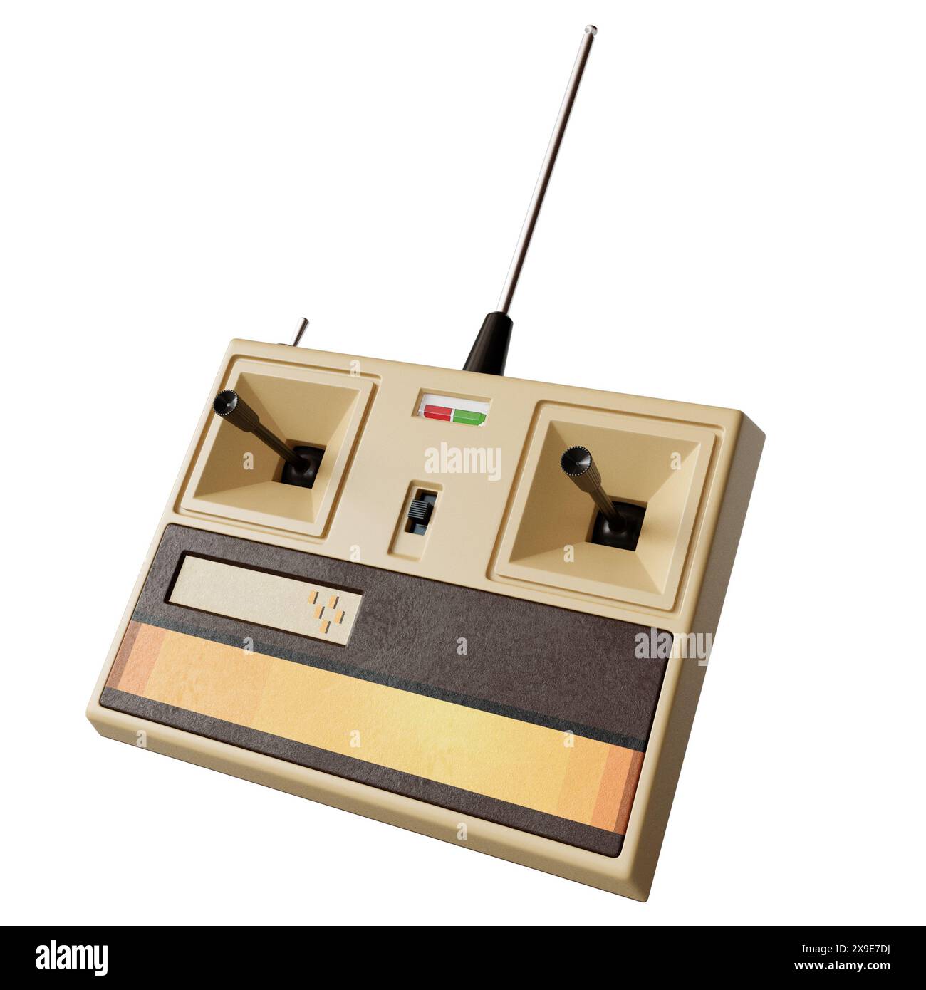 A generic vintage eighties model airplane remote control with an ...