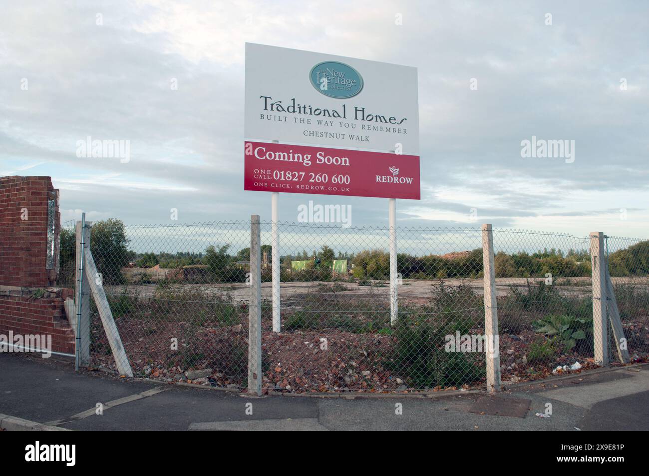 Industrial land awaiting regeneration and development of new housing ...