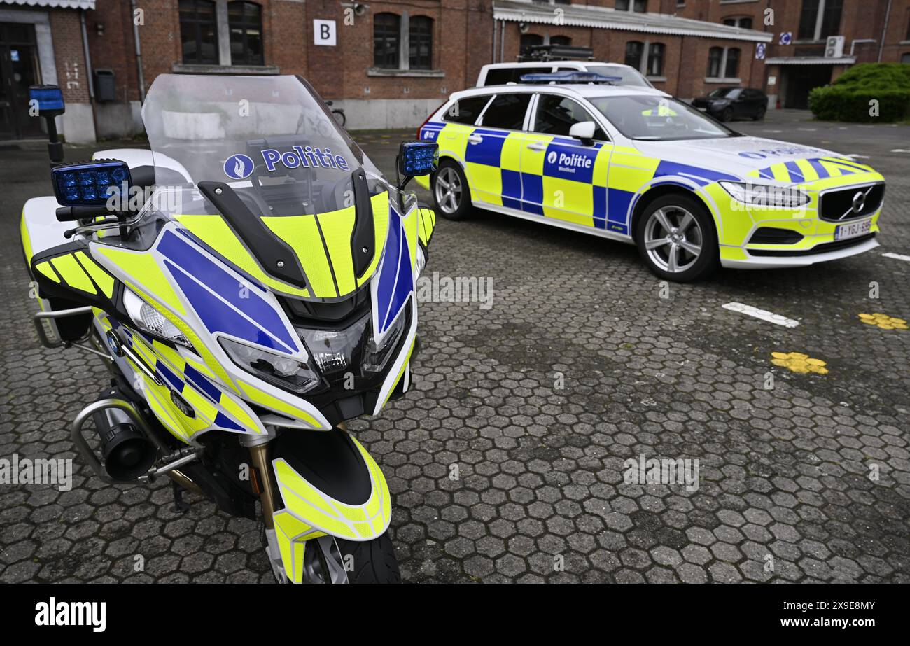 Brussels, Belgium. 31st May, 2024. illustration shows a car and a ...