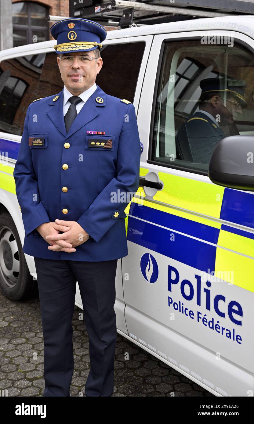 Brussels, Belgium. 31st May, 2024. Liege federal judicial police ...
