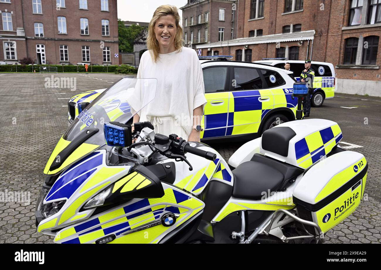 Brussels, Belgium. 31st May, 2024. Interior Minister Annelies Verlinden ...