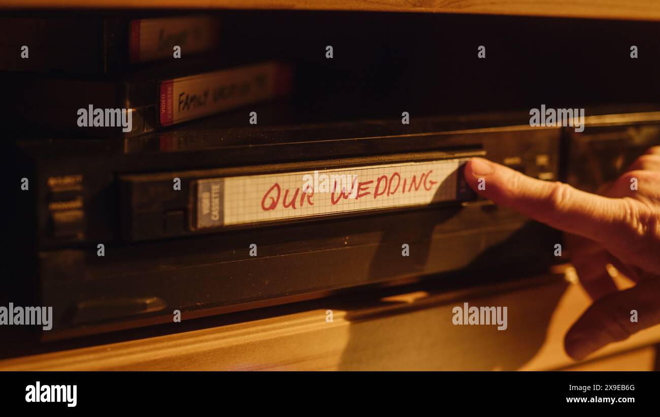 Eject vhs tape cassette from hi-res stock photography and images - Alamy