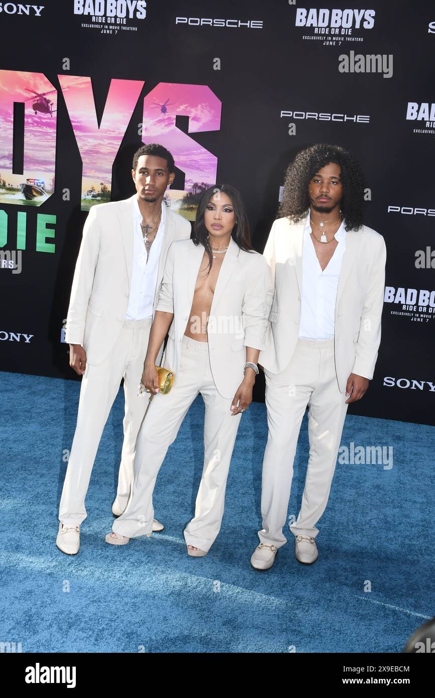Hollywood, California, USA 30th May 2024 (L-R) Denim Cole Braxton-Lewis ...