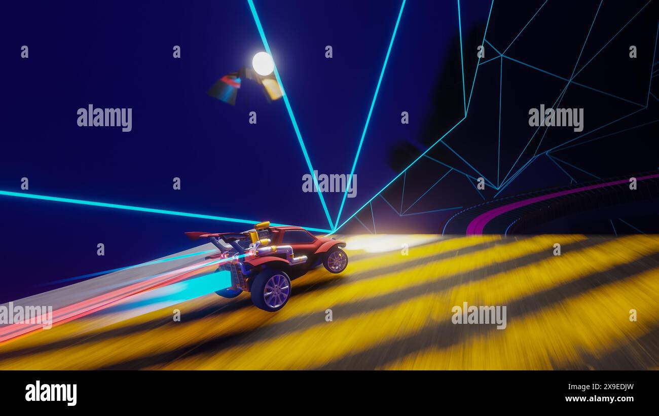 Sci fi car on road hi-res stock photography and images - Alamy