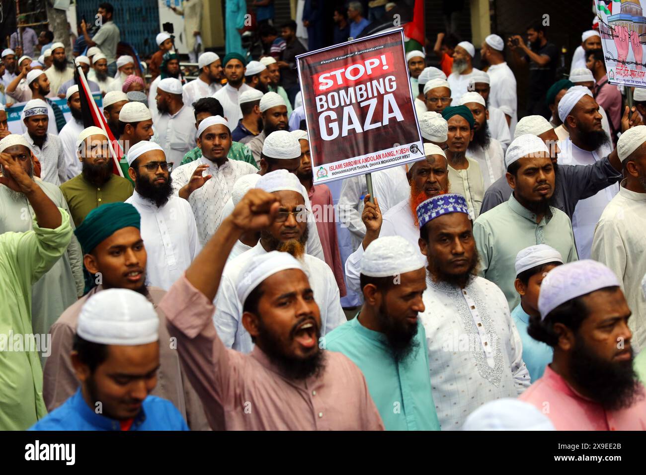 May 31, 2024, Dhaka, Wari, Bangladesh: Members and supporters of the ...