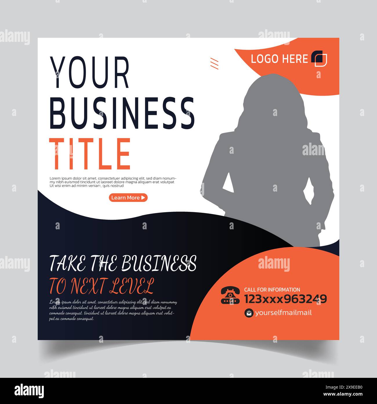 Creative agency social media post design template or corporate business ...