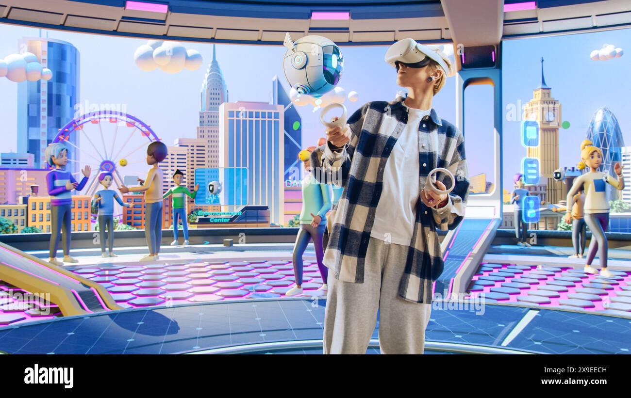 Ai 3d technology immersive hi-res stock photography and images - Alamy