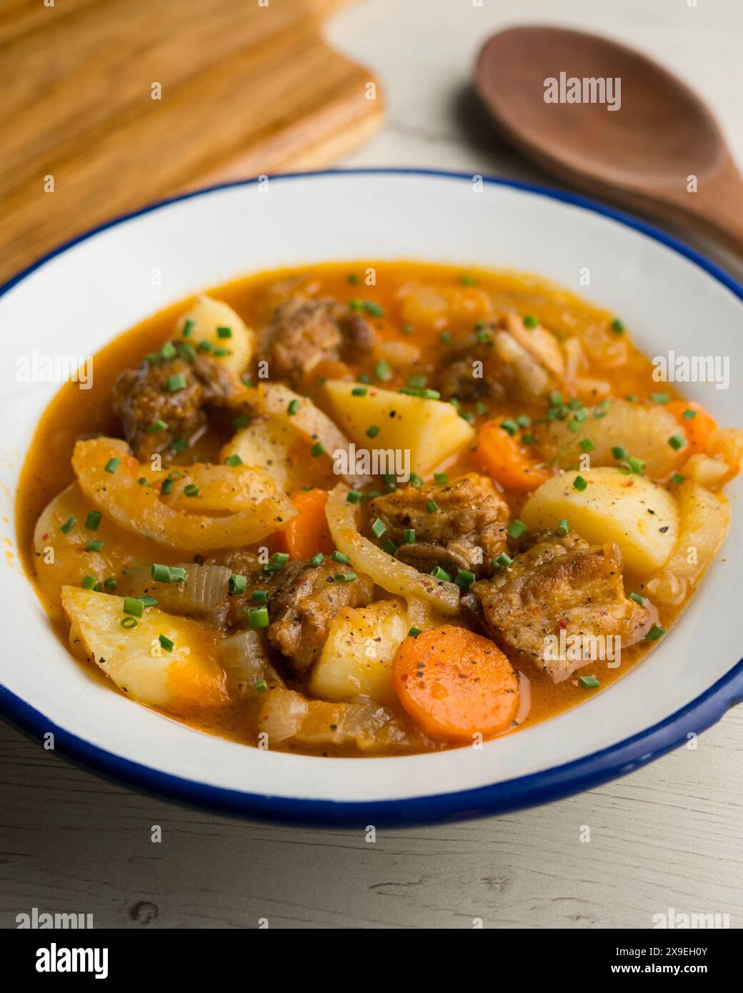 Stewed pork ribs potato hi-res stock photography and images - Alamy