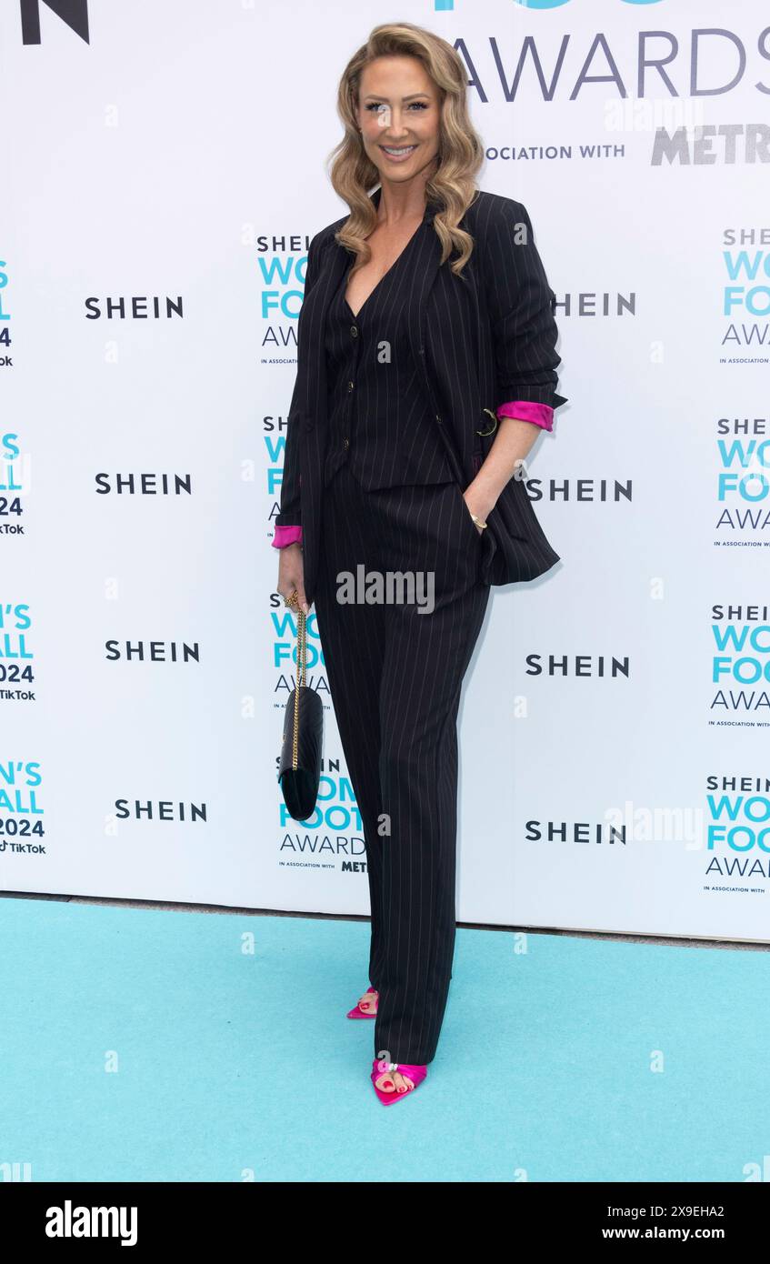 30 May 2024, London, England, UK - Faye Tozer attending Womens Football ...