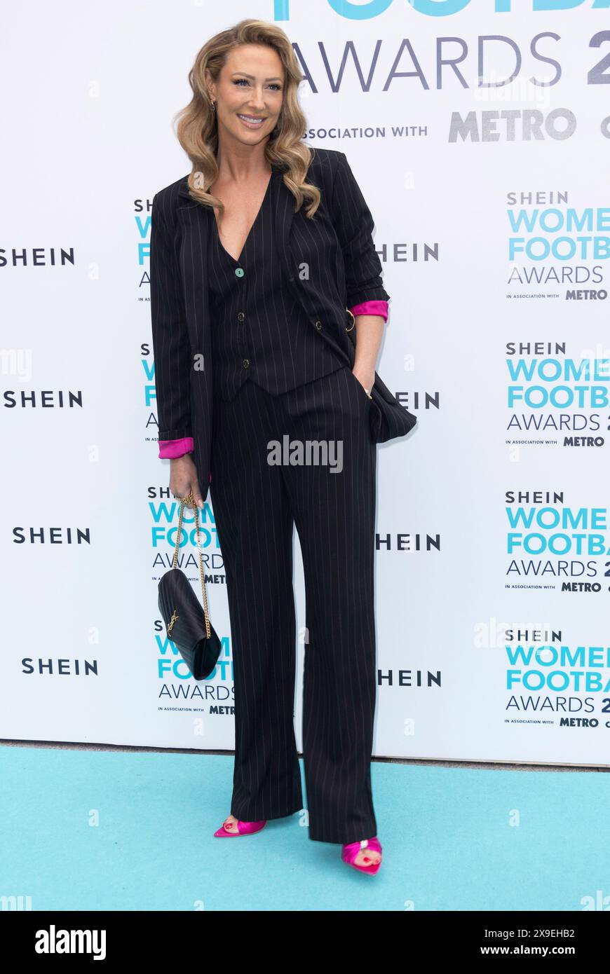30 May 2024, London, England, UK - Faye Tozer attending Womens Football ...