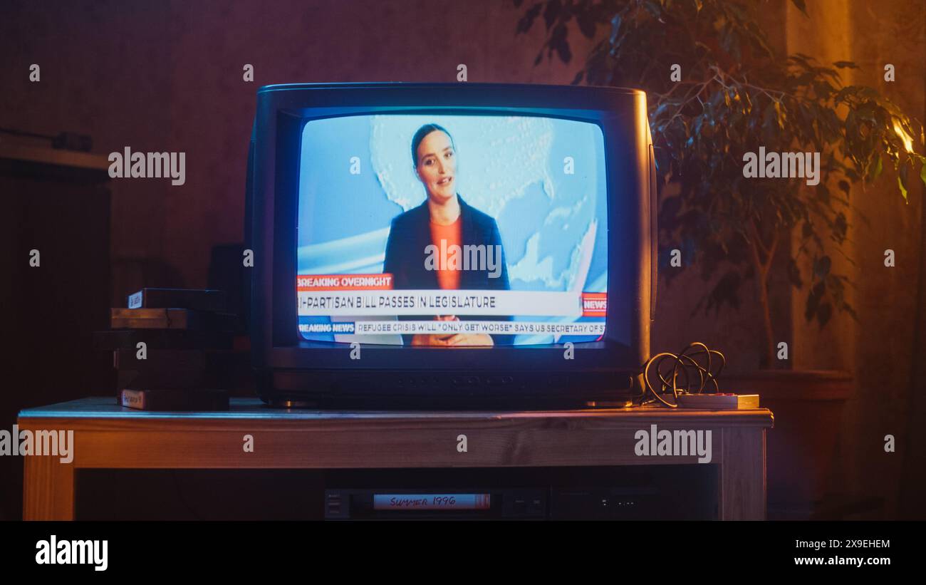 Television nineties hi-res stock photography and images - Alamy