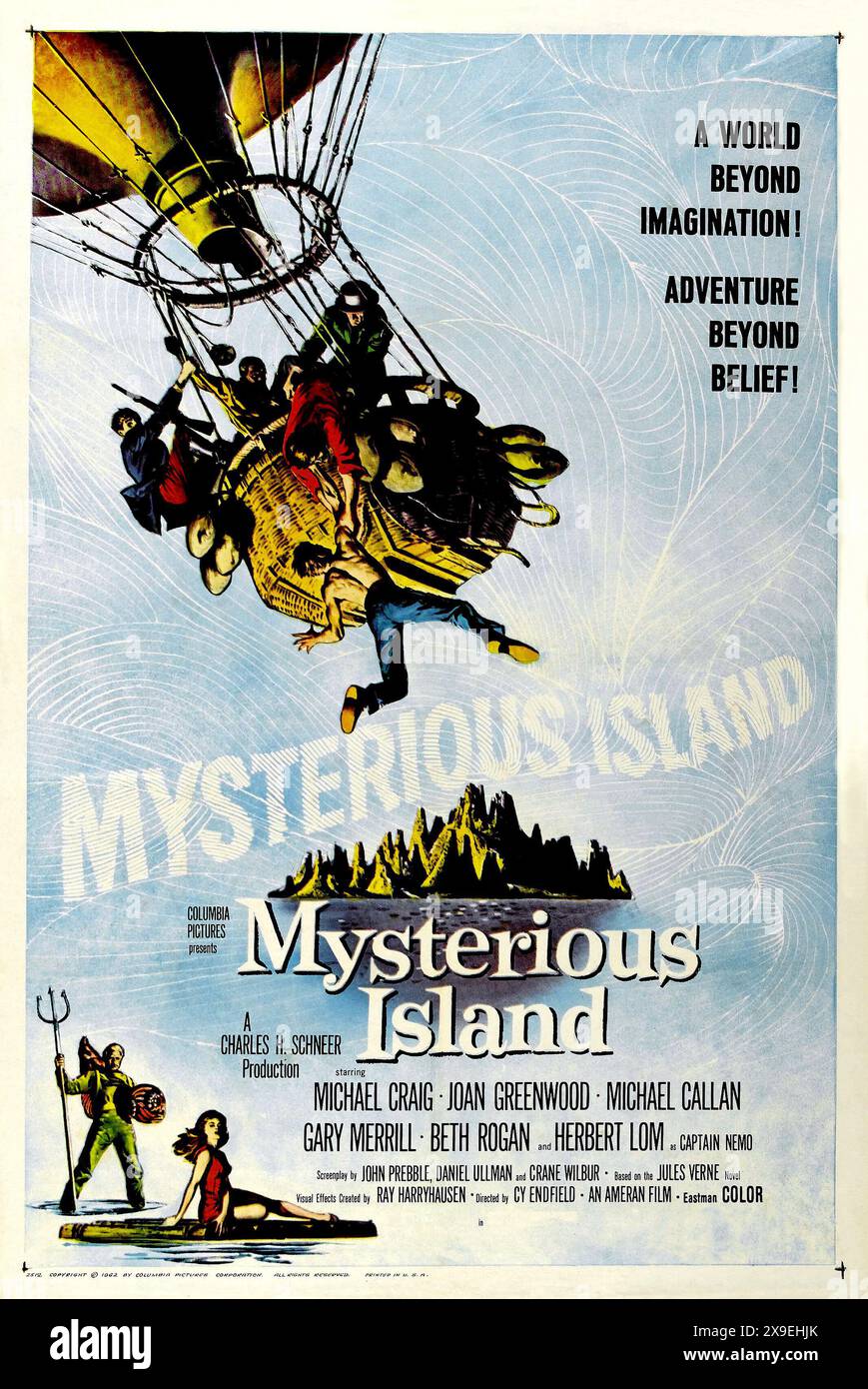 MYSTERIOUS ISLAND (1961), directed by CY ENDFIELD. Credit: COLUMBIA ...