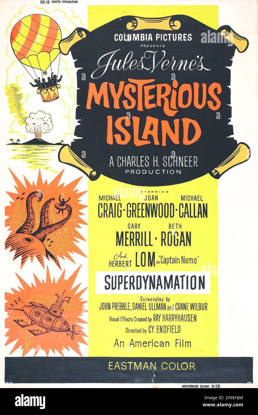 MYSTERIOUS ISLAND (1961), directed by CY ENDFIELD. Credit: COLUMBIA ...