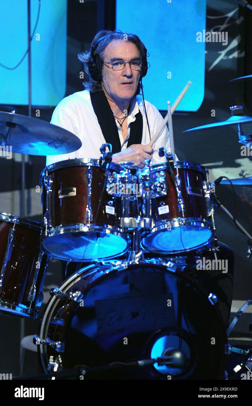 Milan Italy 29/11/2008:Giancarlo Golzi,drummer of the Matia Bazar ...