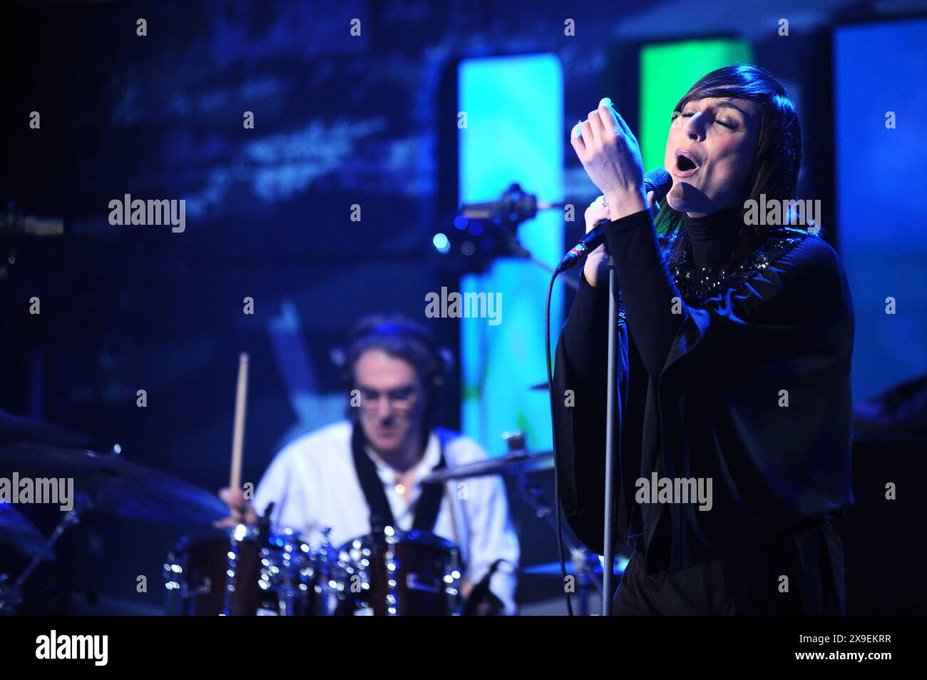 Milan Italy 29/11/2008:Roberta Faccani, singer of the Matia Bazar ...