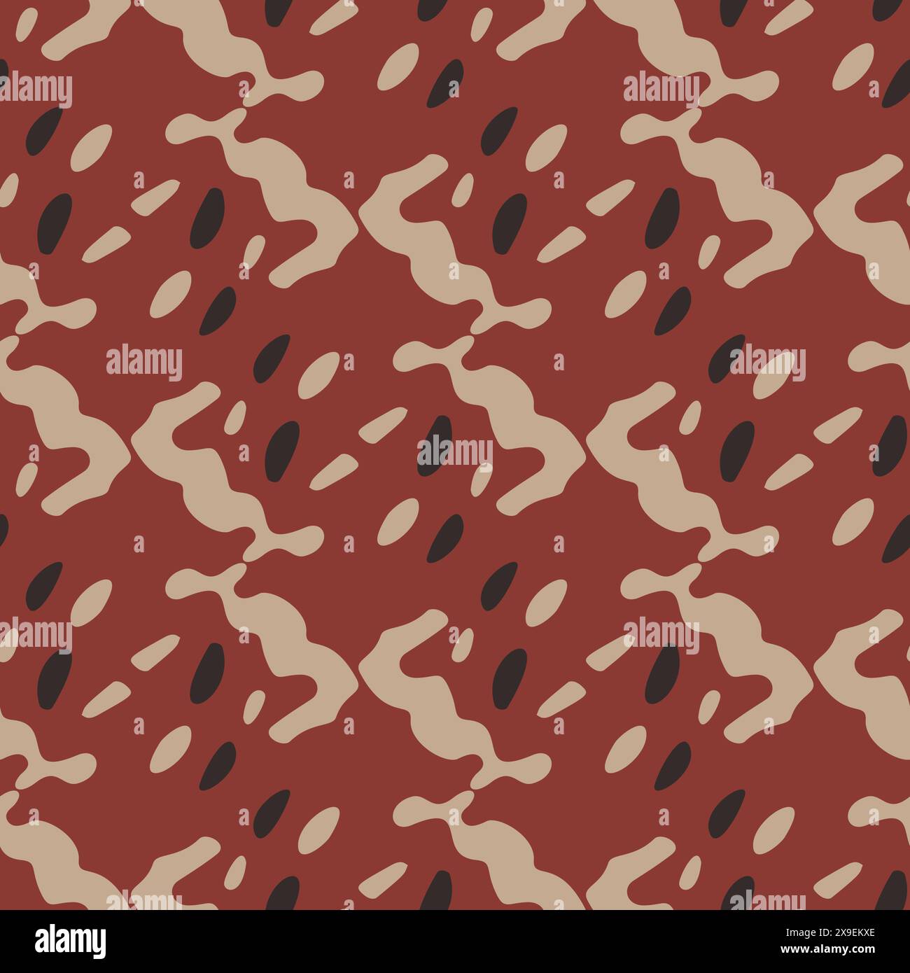 Tribal ethnic camouflage abstract pattern design in fall color trend ...